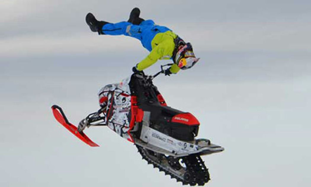 Daniel Bodin takes top spot at Snowmobile Best Trick at the Winter X ...