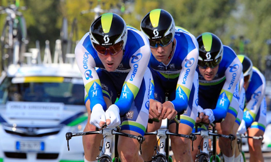 ORICA-GreenEDGE performed the Team Time Trial | Scott